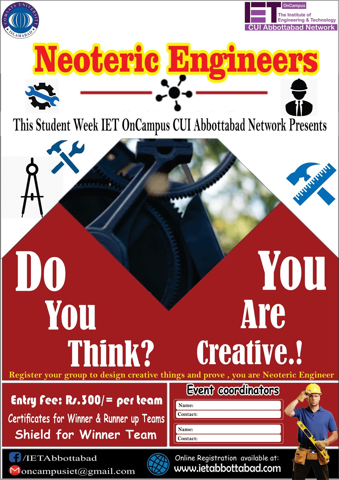 POSTERS - IET OnCampus CUI Abbottabad Network