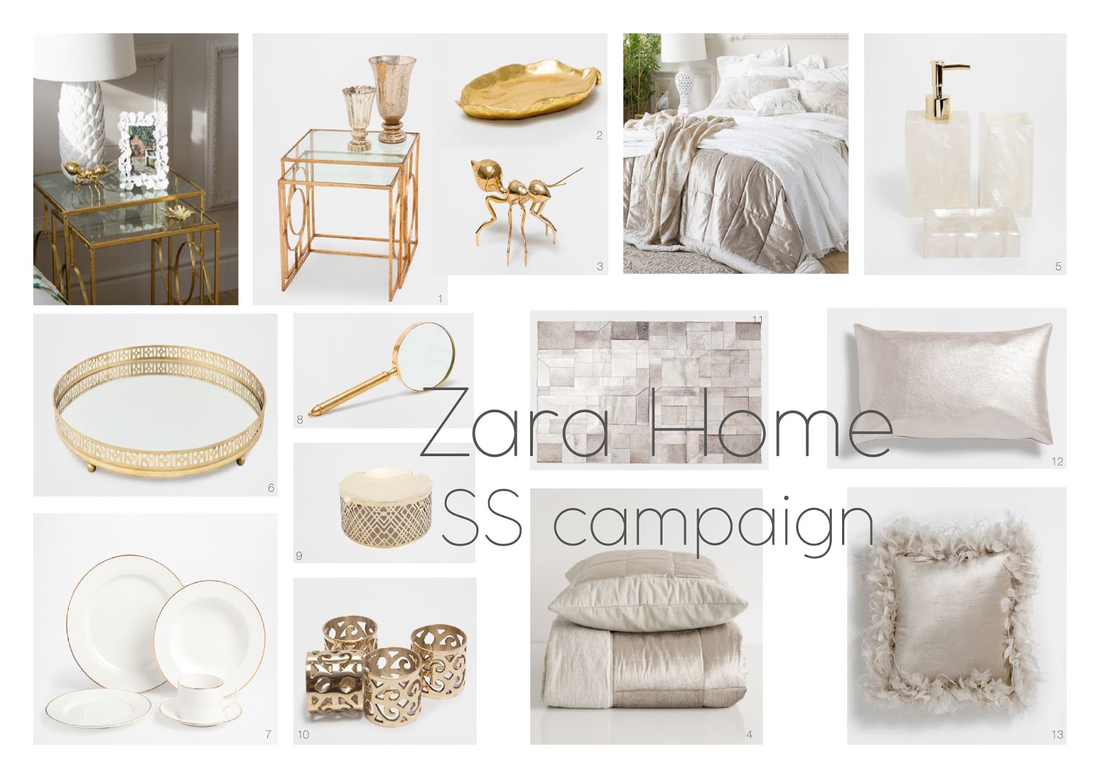 Moodboard - Zara Home SS16 - e s r a f e t