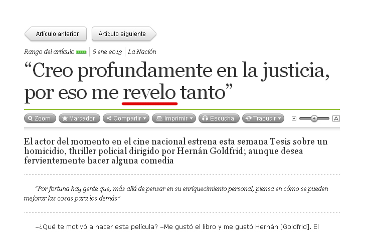 Vademécum: Rebeldía revelada