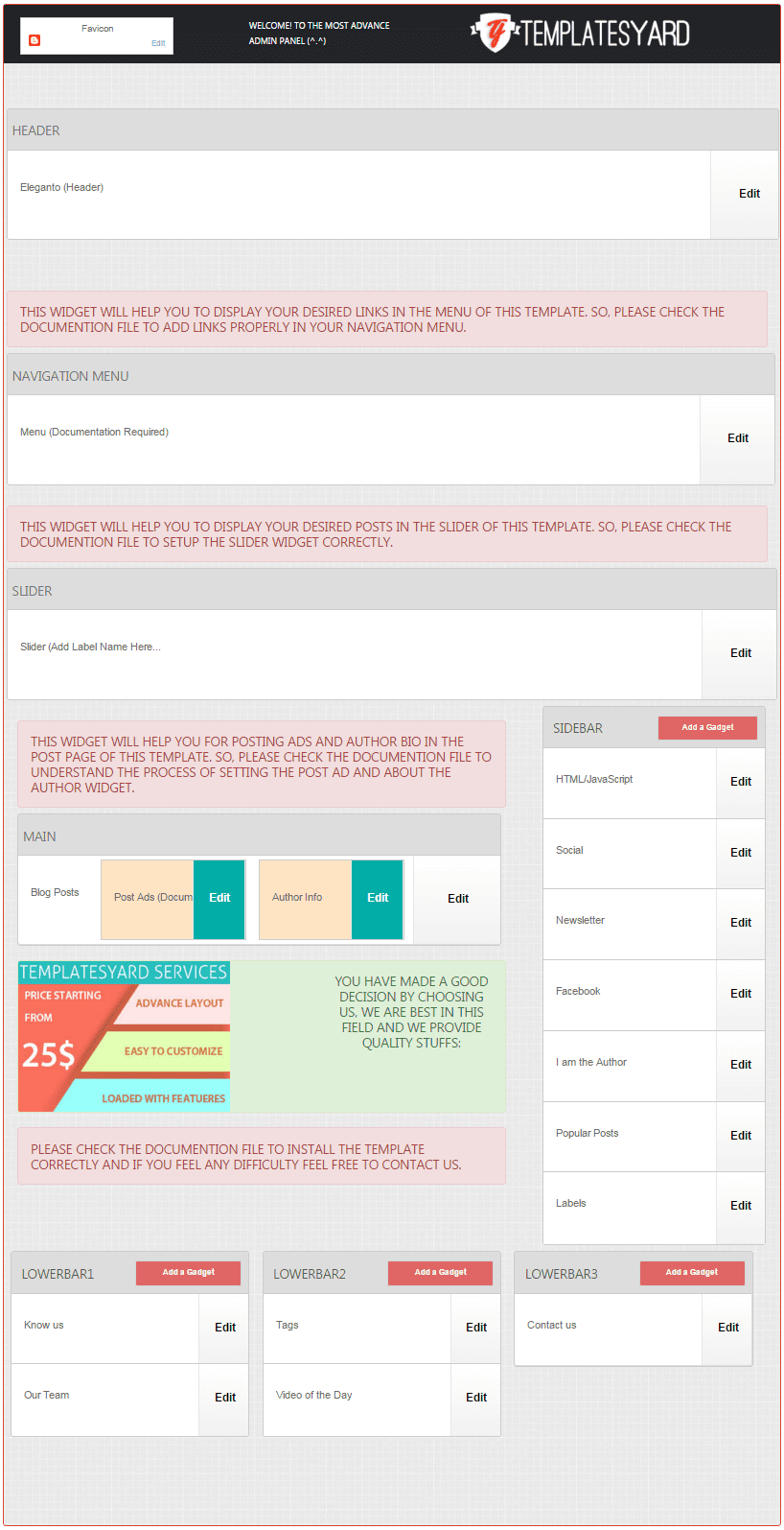 Eleganto Responsive Minimal Blogger Template | Templatesyard: Free ...