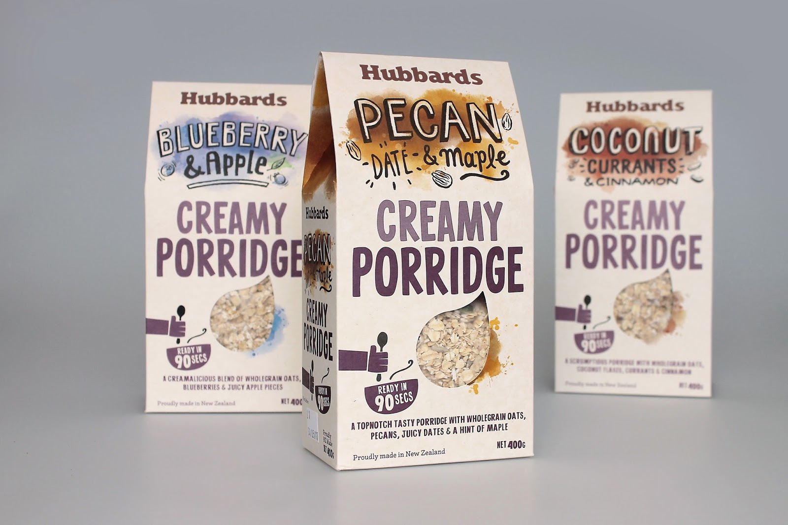 Hubbards Creamy Porridge – Packaging Of The World