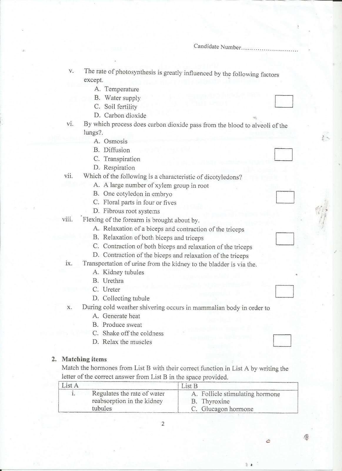 FORM THREE STUDY NOTES & PAST PAPERS BLOG: BIOLOGY ----FORM THREE ...