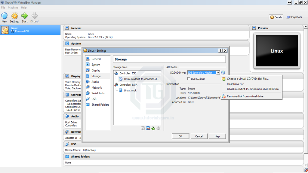 Install Linux Inside Windows Using VirtualBox
