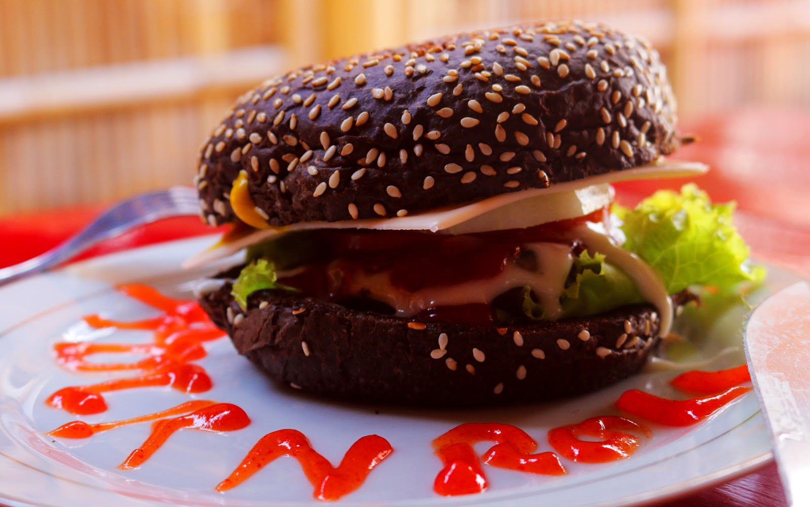 Gallery Trendezia: makanan hamburger burger hitam