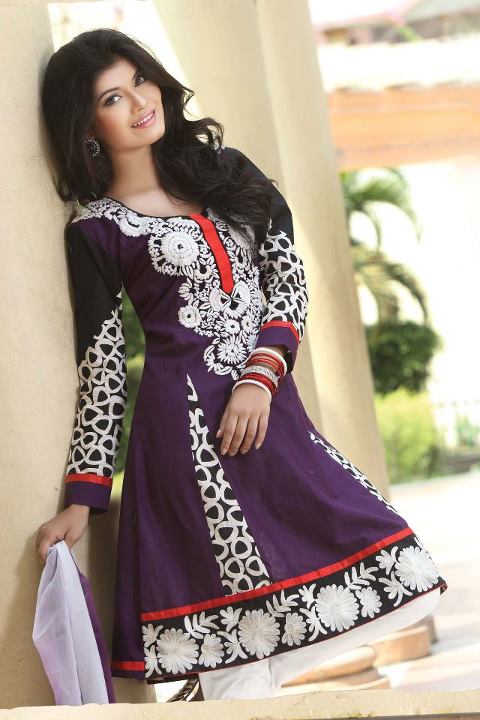 Modern Women's Tunic Tops Collection 2012 | Designer Kurtis Neck | News ...