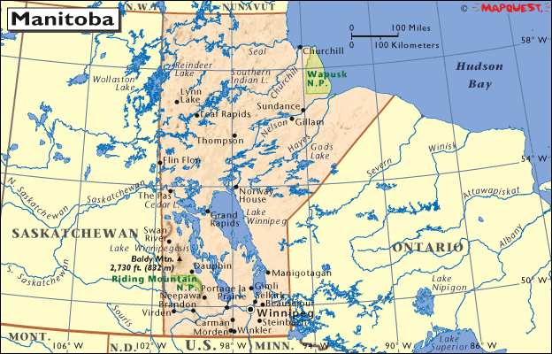 Província de Manitoba | Canadá - Geografia Total™