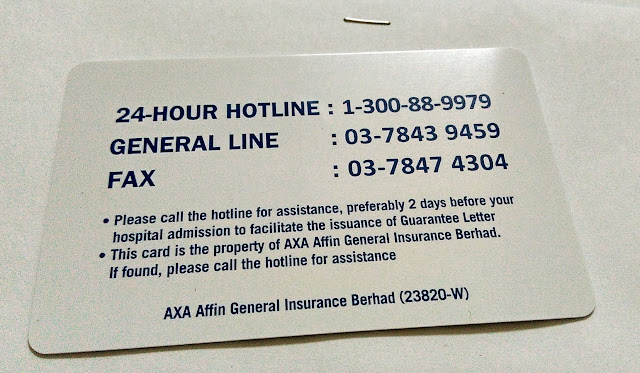 Hotch Potch Info: AXA Affin SmartCare Optimum 医药卡