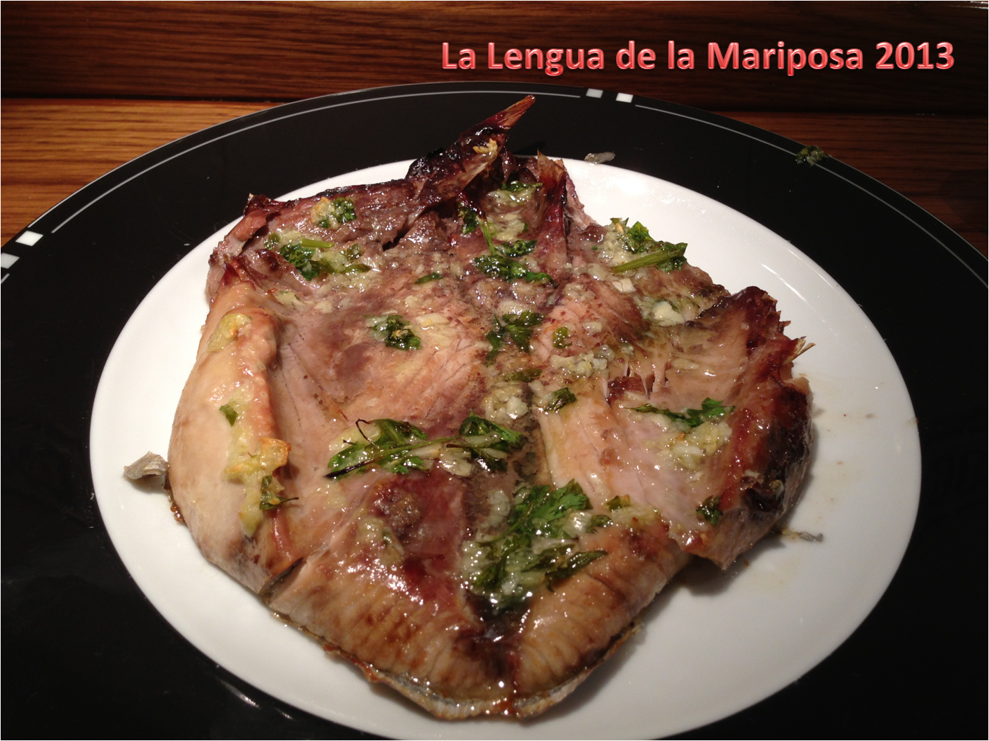 La Lengua de la Mariposa: VENTRESCA DE BONITO AL HORNO.
