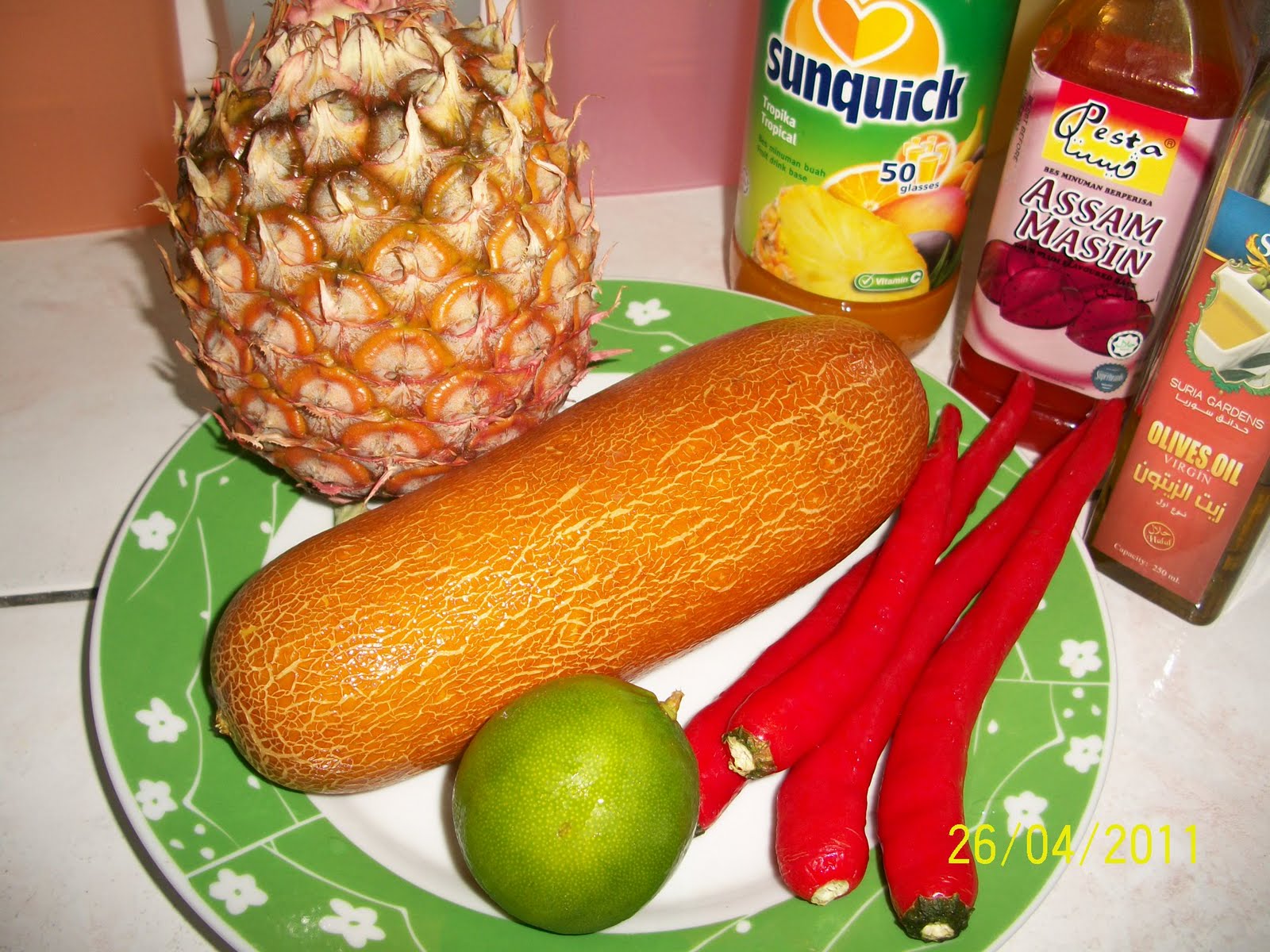 RESEPI SUMBANGAN JY 2008-2022: 305. masak lemak timun kuning ikan kembung