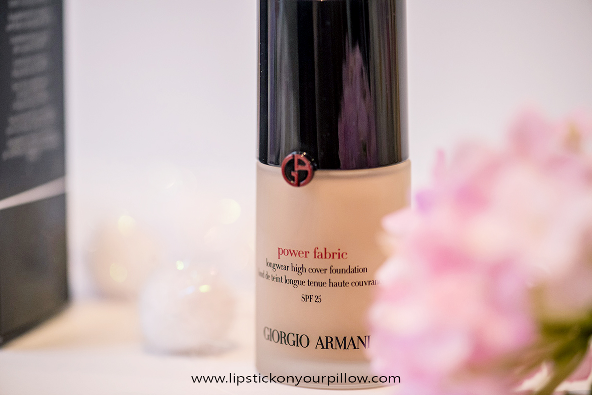 NEW!!! Giorgio Armani Power Fabric Full Coverage Foundation - Lipstick ...