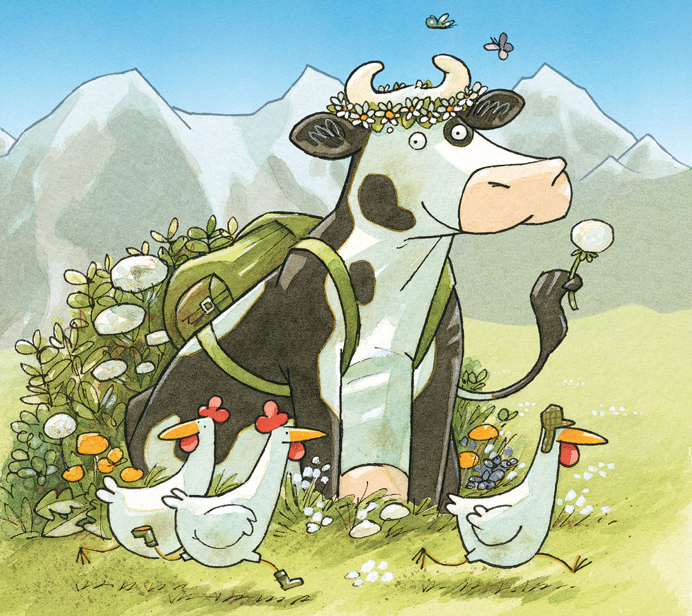 Illustration Alexander Steffensmeier: Lieselotte ganz groß ...