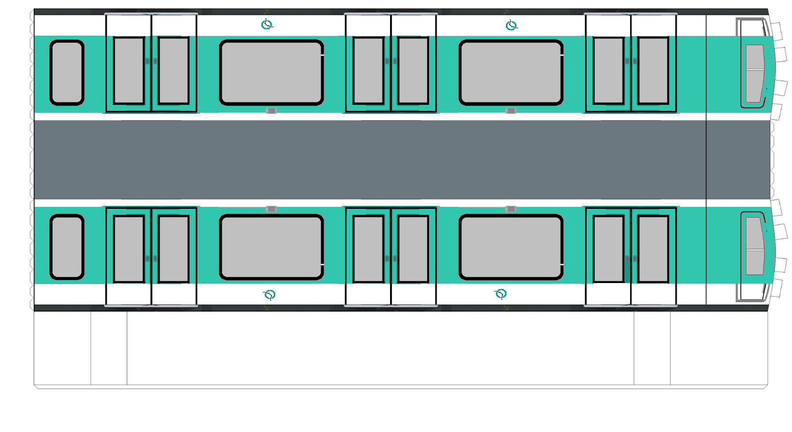 Maquettes matériel RATP: MF01