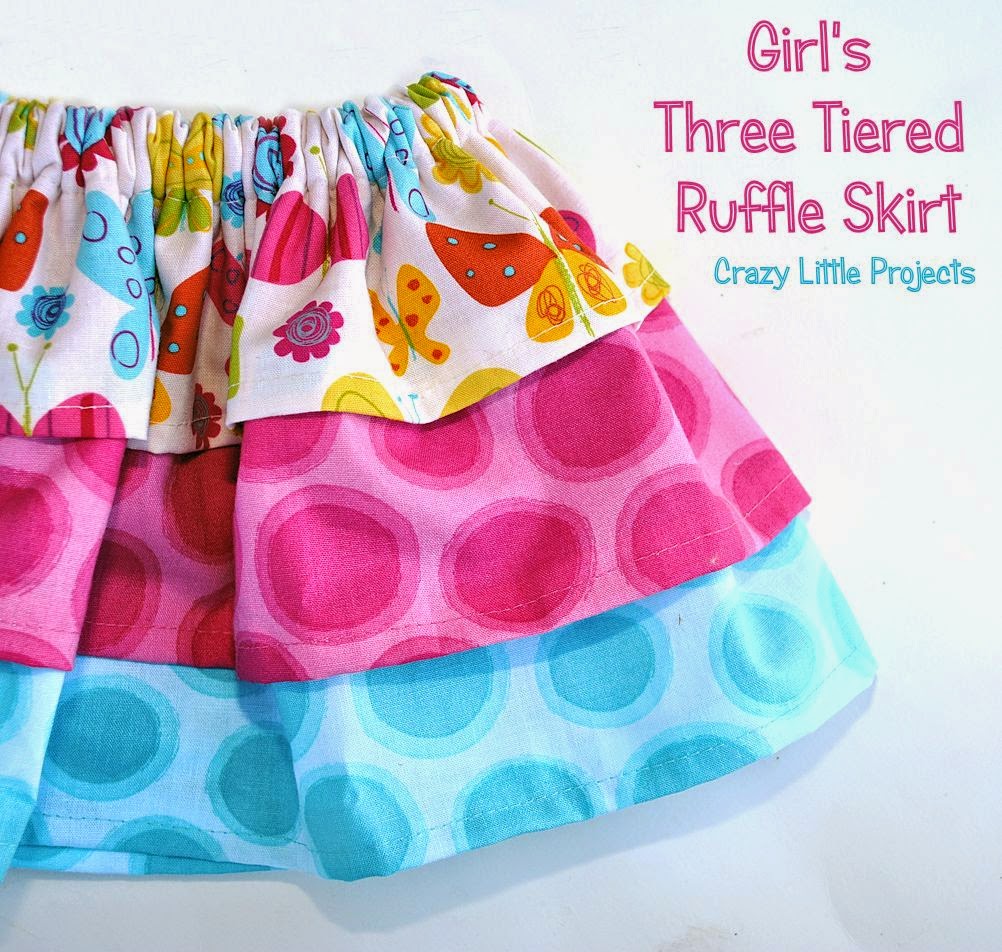 3 Tier Gathered Skirt- Pattern & Tutorial | Sew Pretty Sew Free ...