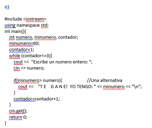 C o C++: CICLOS, REPETICIONES O BUCLES EN C++