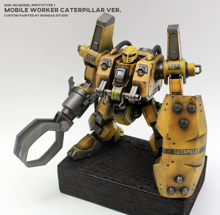 Custom Build: HG 1/144 Mobile Worker Late Type "CATERPILLAR ver."