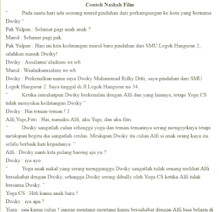 Contoh Naskah Teks Film - Yulpan Blog