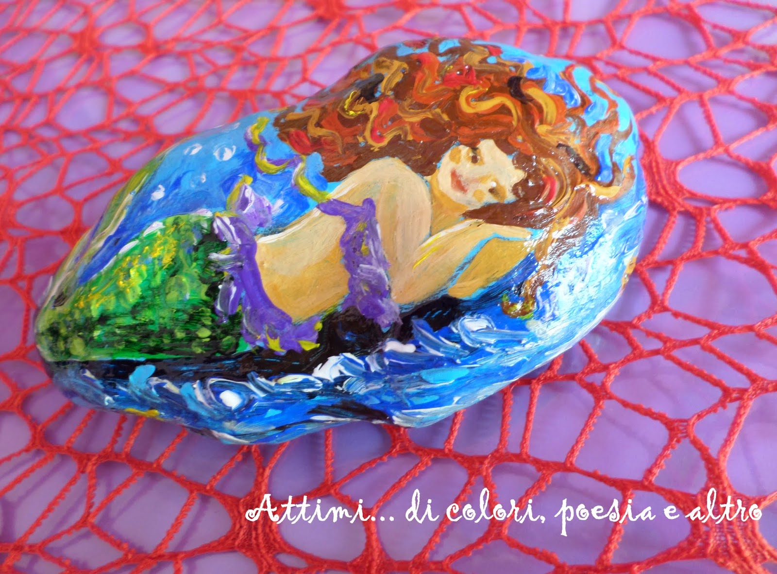 Attimi... di colori, poesia e altro: Sassi...nella rete