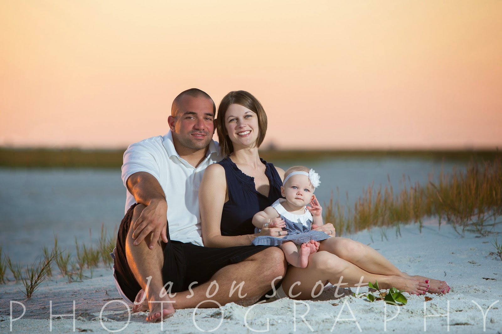 Siesta Key Beach Portraits - Bohn Family | Jason Scott Photography