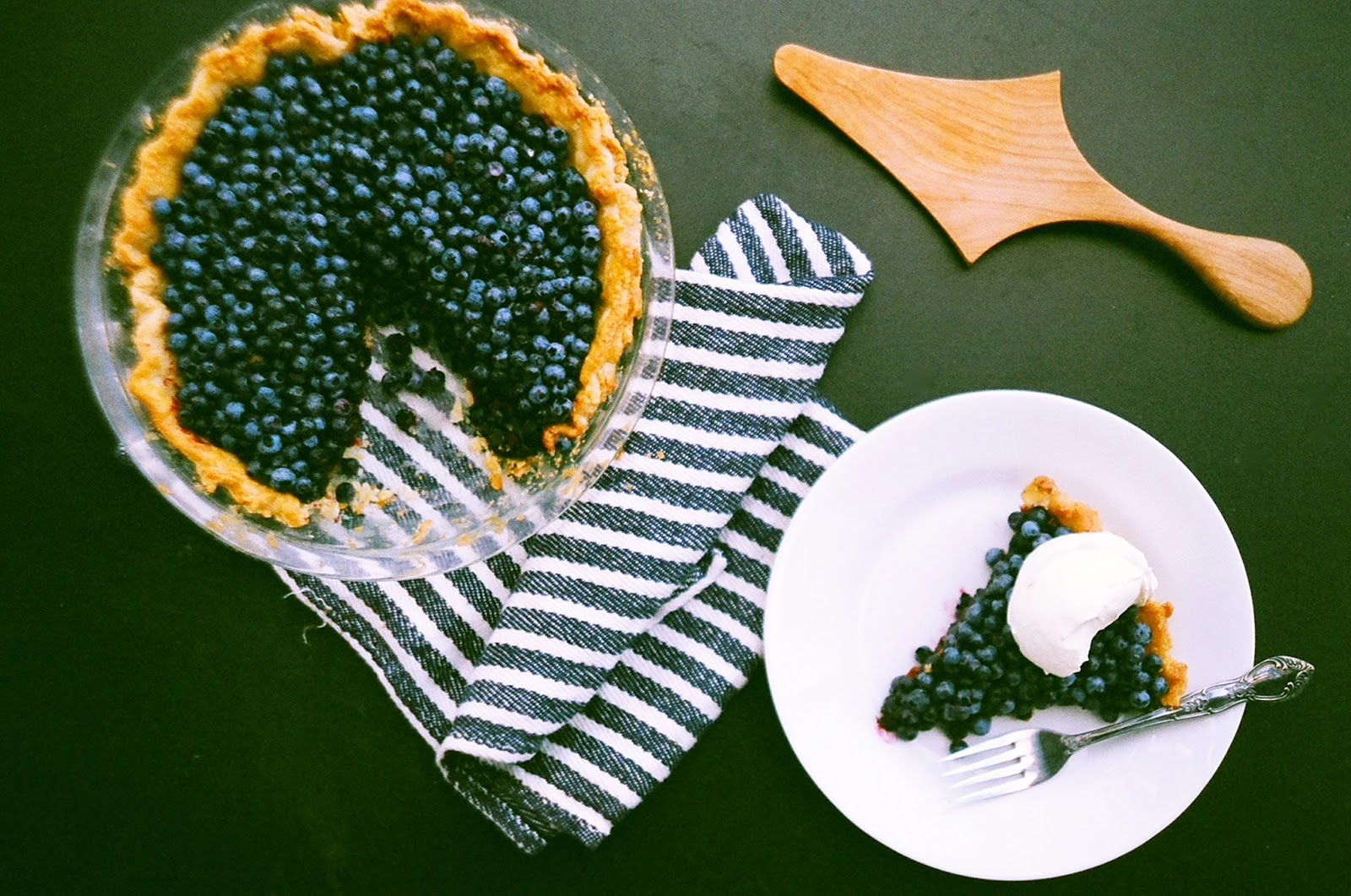 Nothing in the House: Fresh Wild Maine Blueberry Pie