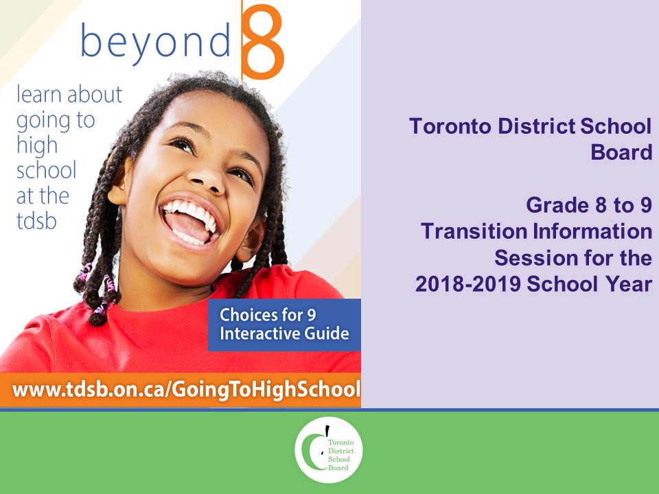 TDSB Learning Centre 3 Elementary Guidance and Career Education