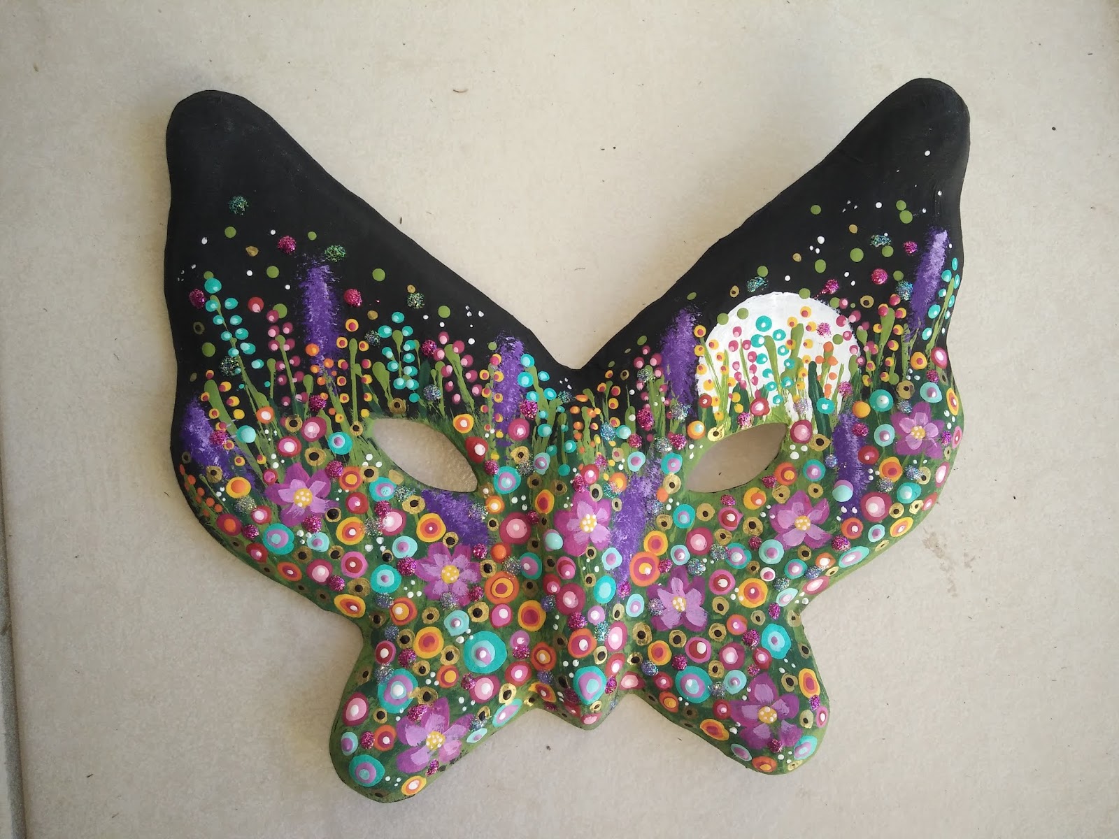Made-By-Me....Julie Ryder: Paper Mache Butterfly Masks...