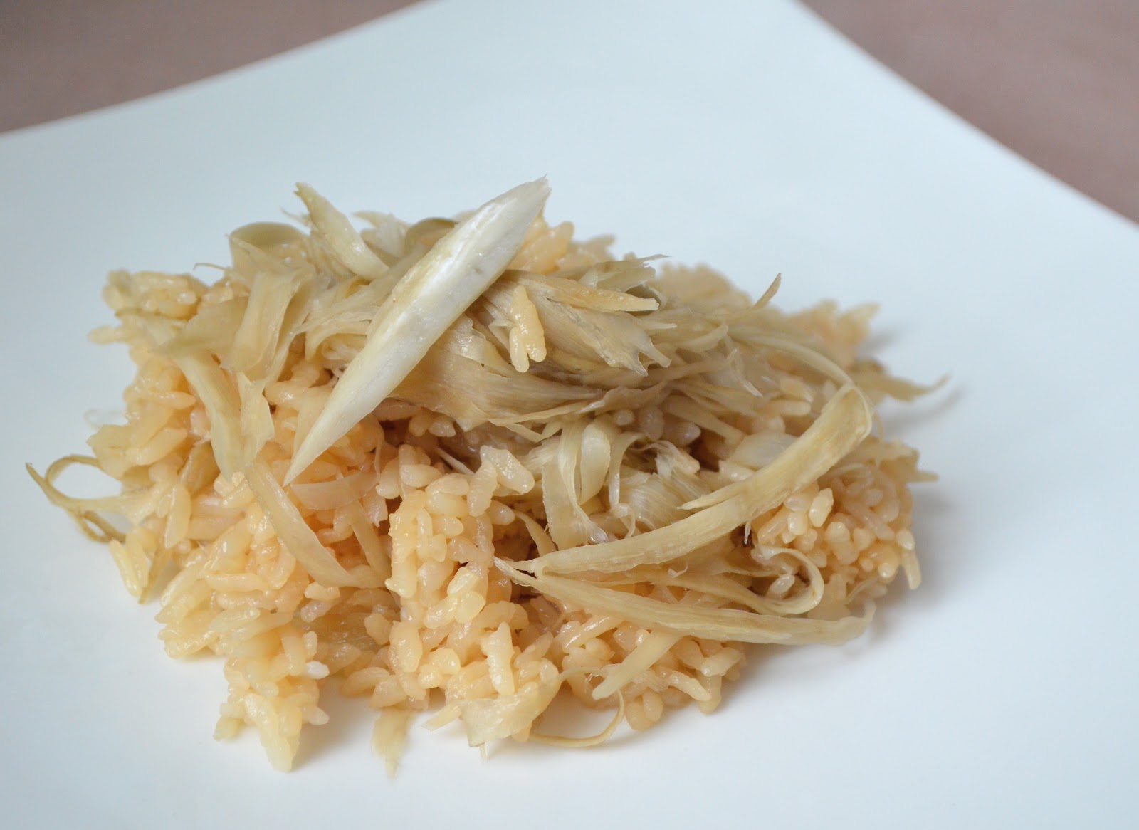 Figs in the Sun: Rice with burdock (gobo)