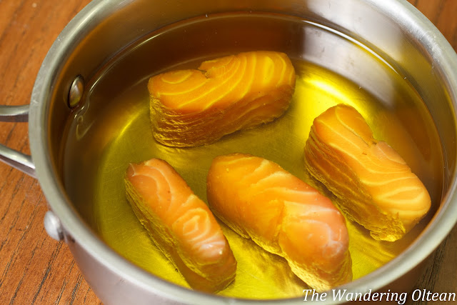 Citrus-Marinated Salmon with a Confit of Navel Oranges, Beluga Caviar ...