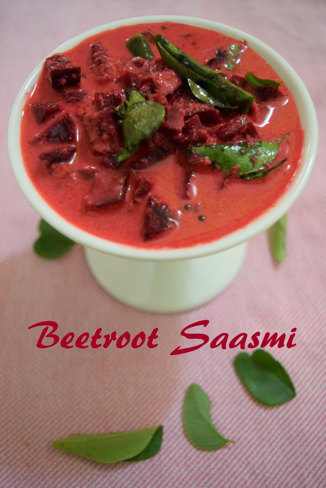 Veggiesome: Beetroot Saasmi
