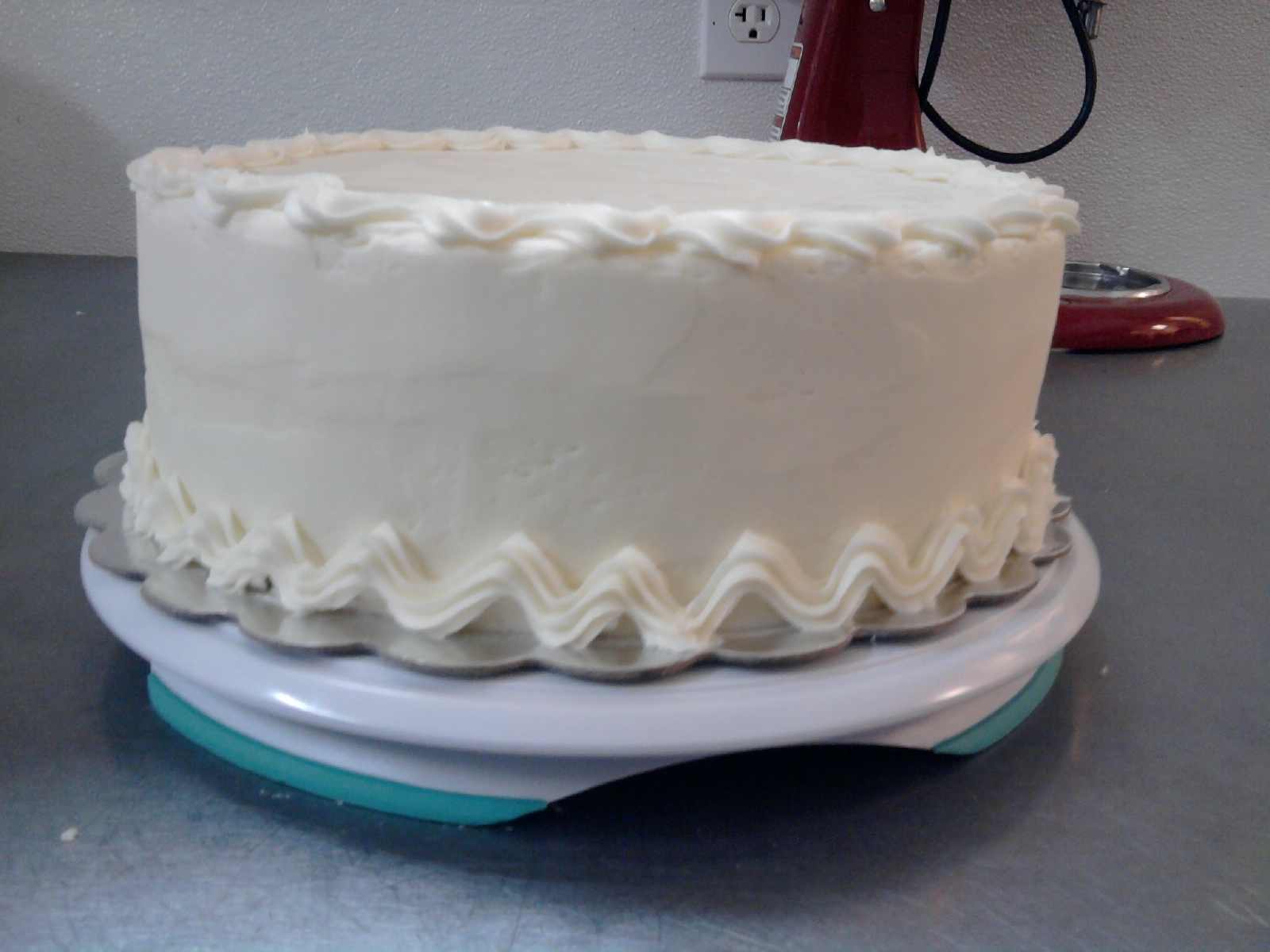 crystals cupcakes: plain vanilla cake