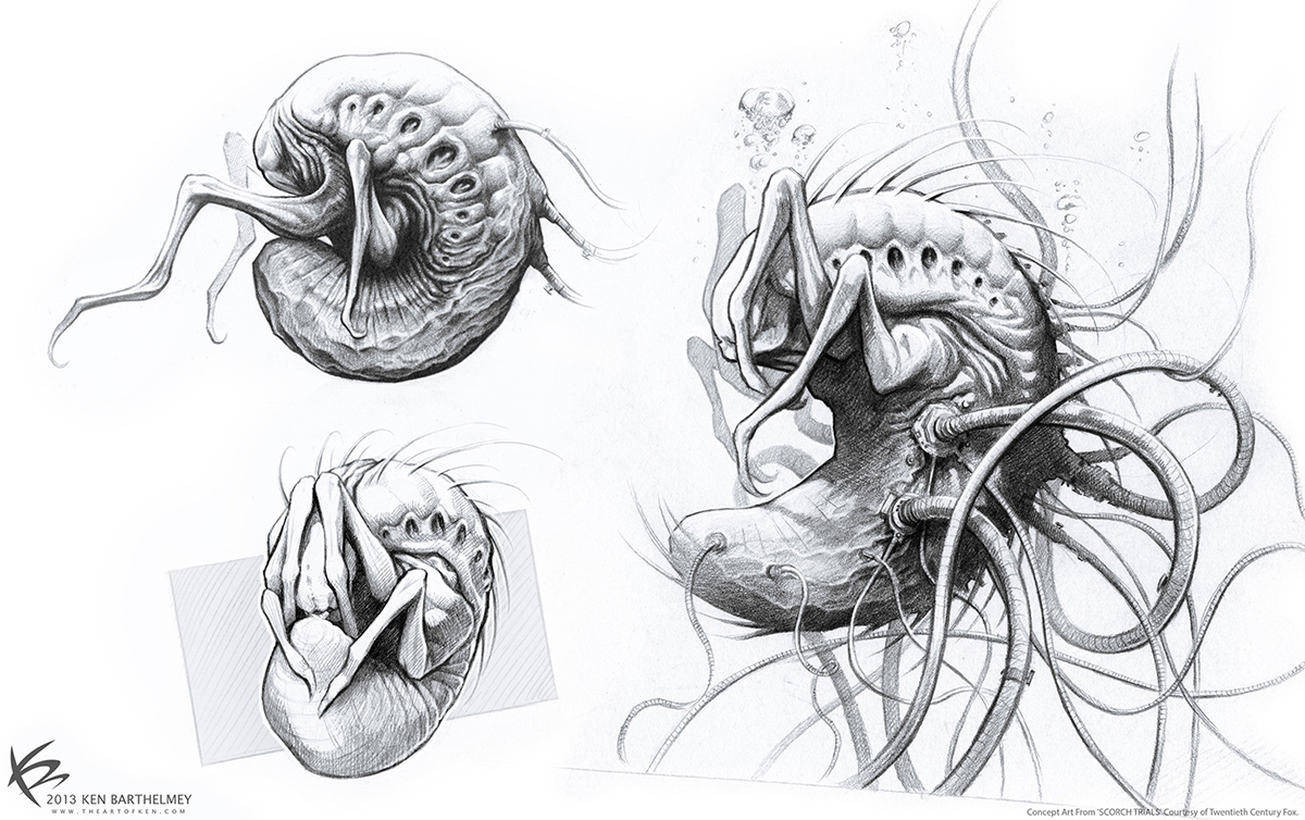 Images: Some Cool Monster Concept Art From The Scorch Trials