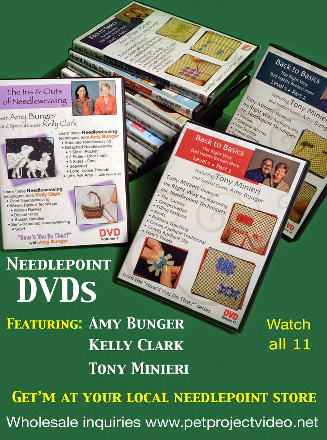 Needlepoint Study Hall: How'd You Do That? needlepoint DVDs - part 1