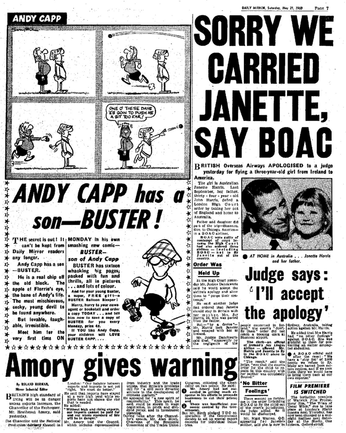 BLIMEY! The Blog of British Comics: Announcing BUSTER comic... in 1960