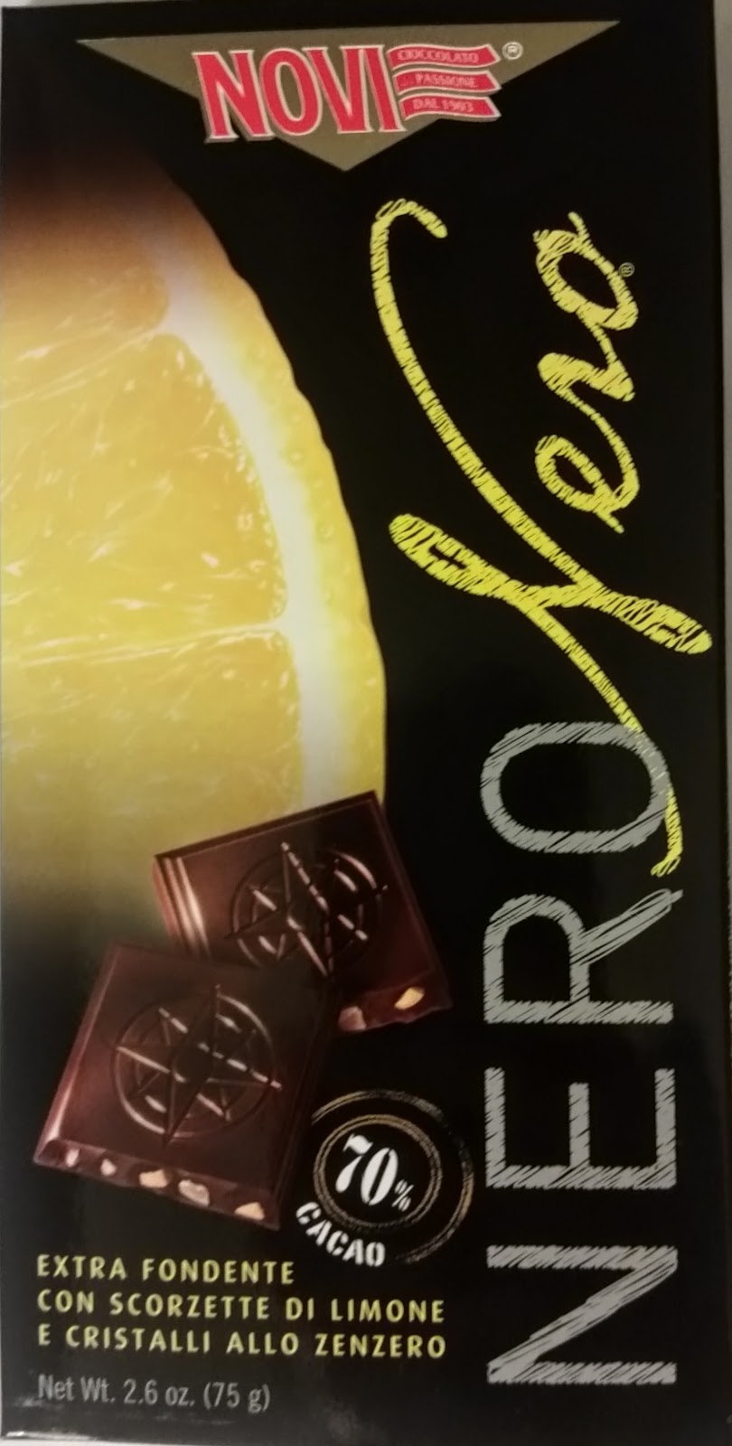 Chocolate Bars: Nero Extra Fondente 70% Cacao Con Scorzette Di Limone E ...