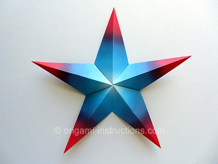 Origami-Instructions.com: Modular 5-Pointed Star