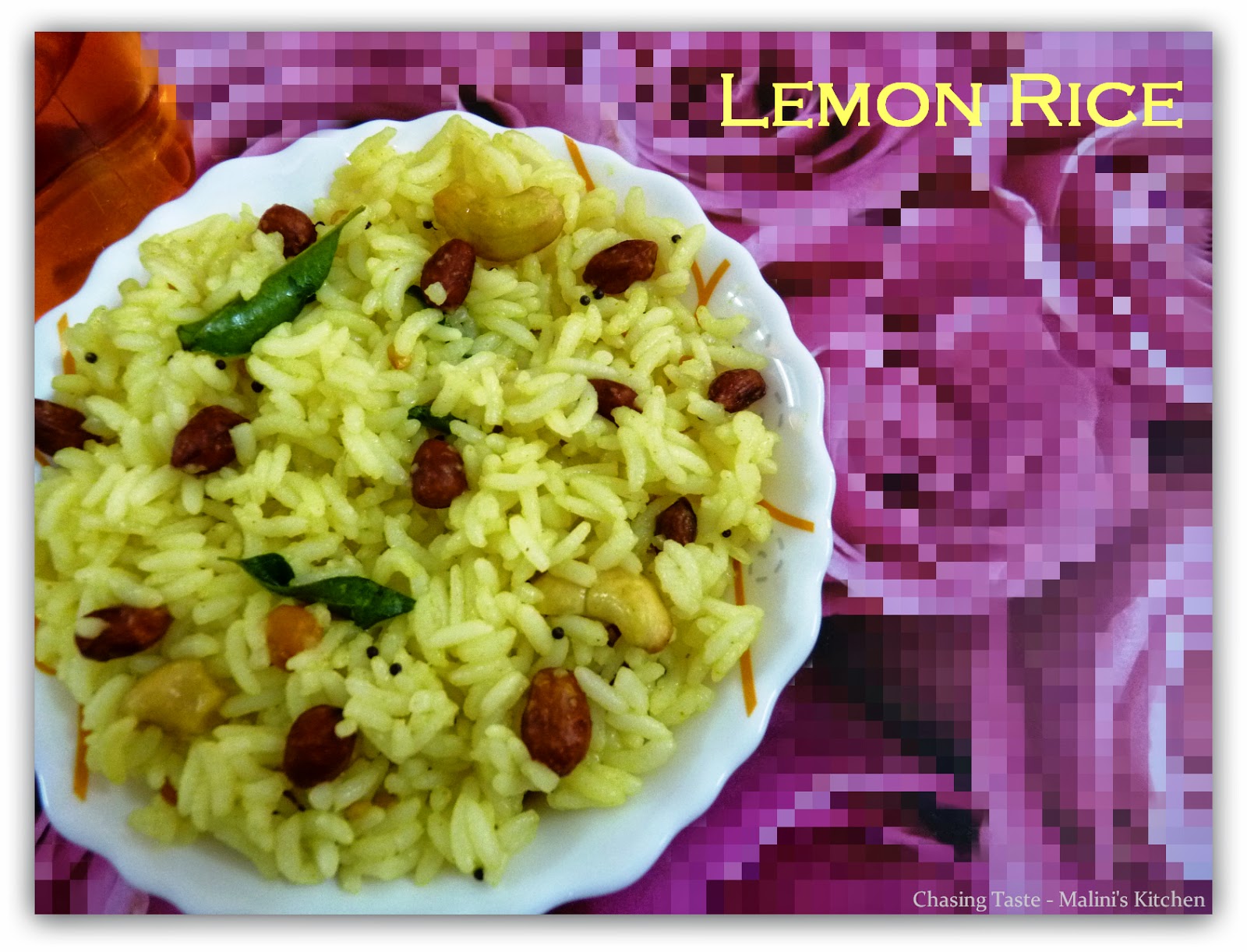 Chasing Taste: Lemon Rice Recipe - Elumichai sadham