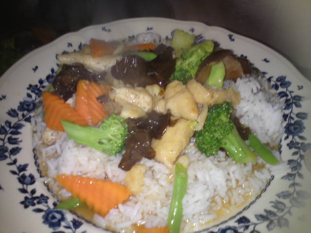 Cooking Pleasure: Chinese Mixed Rice [Vegetarian Version - Lam Rice]