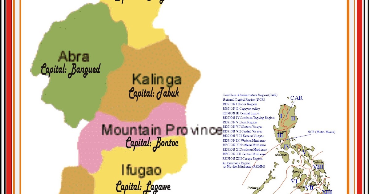 Mellec Computer Center Araling Pinoy: Cordillera Administrative Region ...