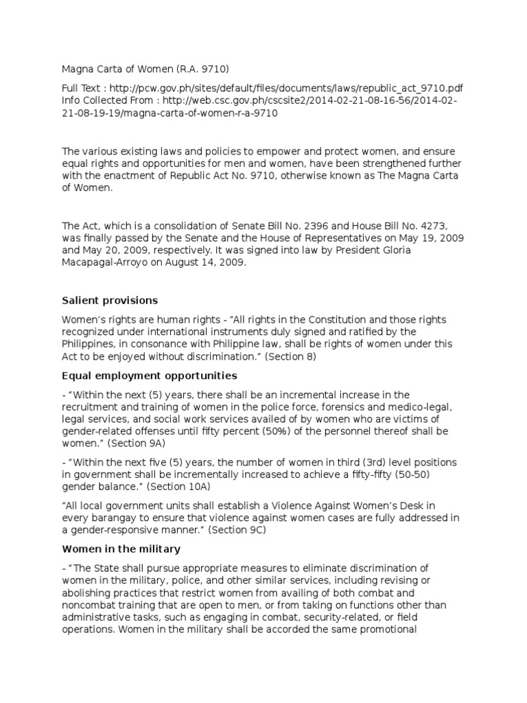 ra 9710 - philippin news collections