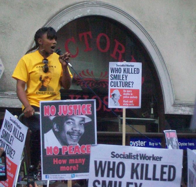 History is made at night: Justice 4 Smiley Demonstration Today