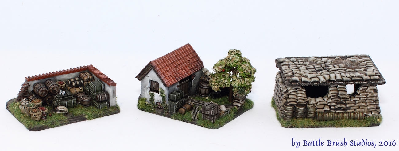 Battle Brush Studios: Showcase: 15mm WW2 Scenery/Jump-Off Points