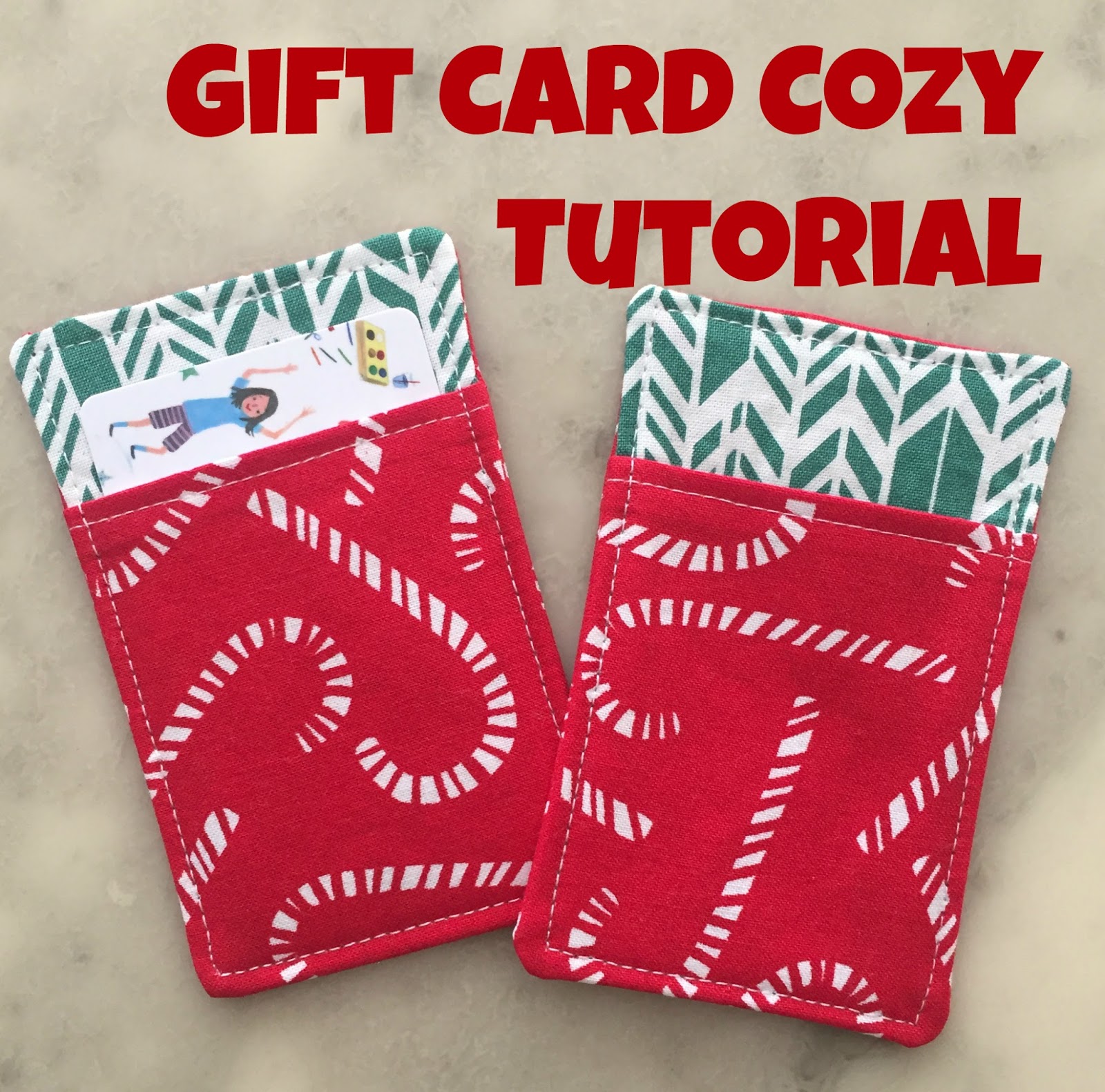 A Blue Sky Kind of Life: Gift card cozy tutorial