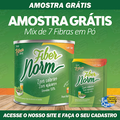 BRINDE GRÁTIS .: FiberNor, Mix de 7 Fibras em Pó