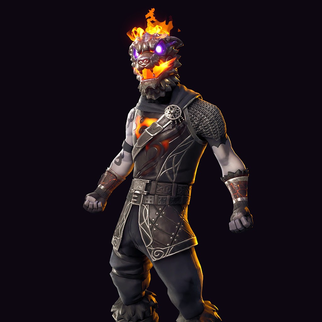 Fortnite, Molten Battle Hound, Outfit, Skin, 4K, #155 Wallpaper PC Desktop