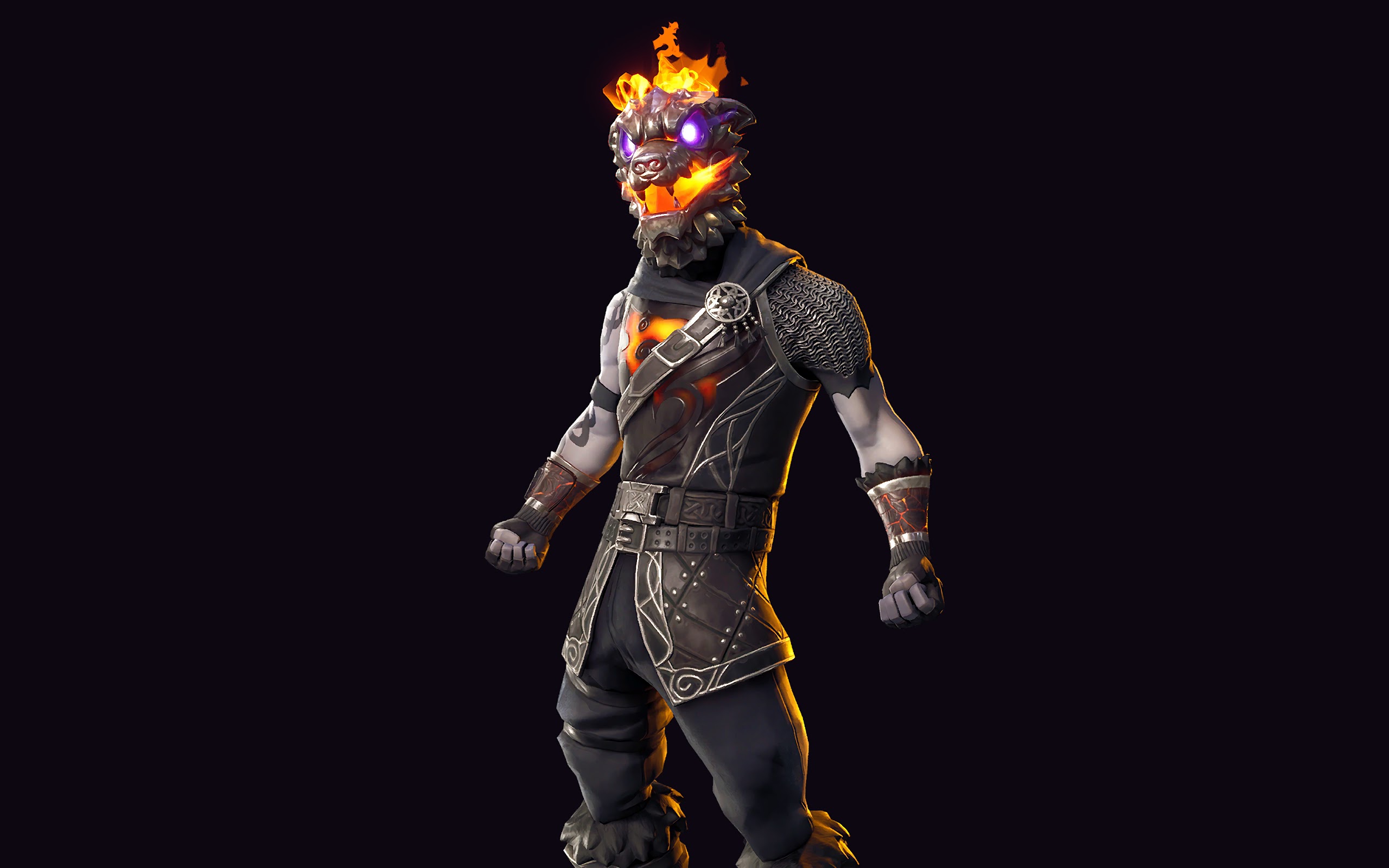 Fortnite, Molten Battle Hound, Outfit, Skin, 4K, #155 Wallpaper PC Desktop