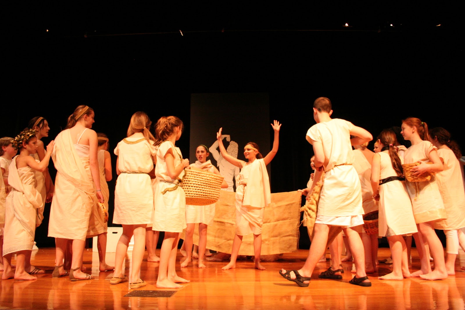 "Circus Olympus" ... Greek Theatre!: Athena & Arachne Production Photos