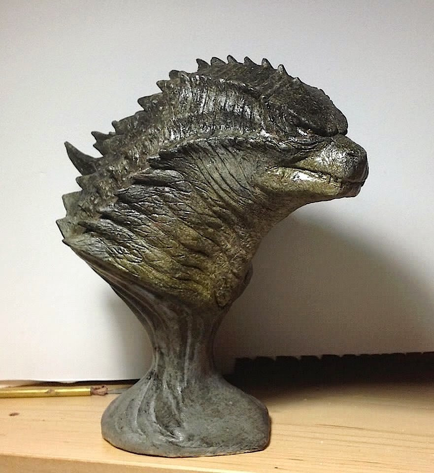 S.H.Sculpture & Design studio: GODZILLA 2014 statue 5