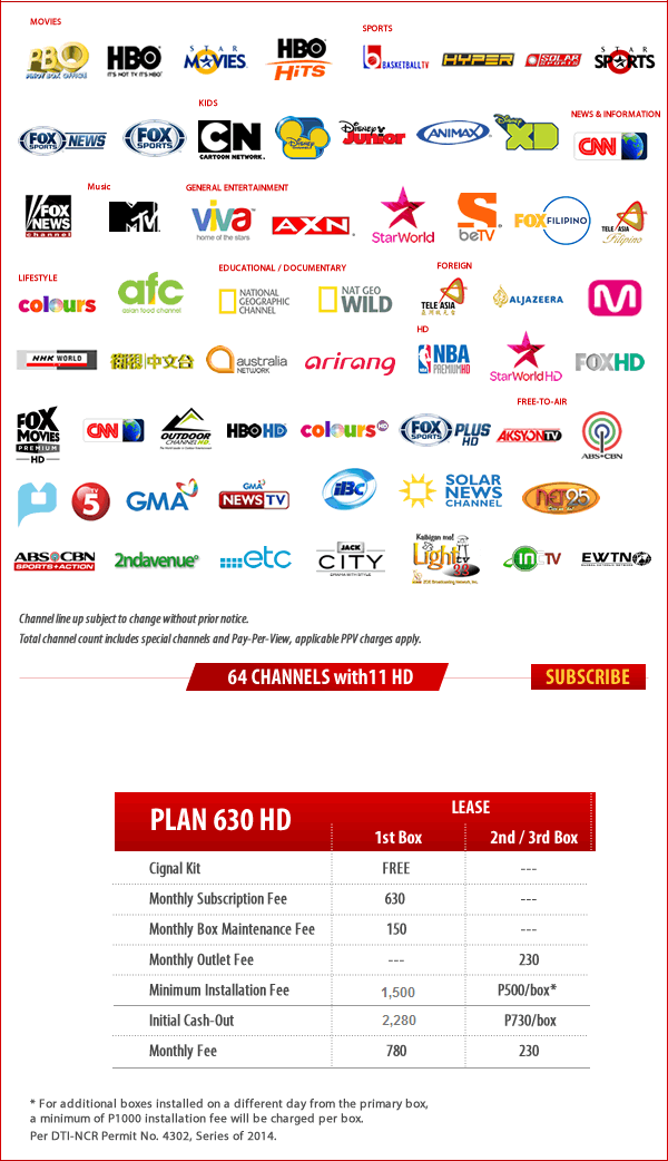 Cignal Tv Tarlac