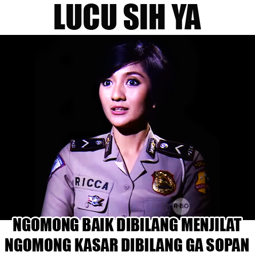50+ Meme Polwan Cantik Bripda Ricca Lucu Sih Ya - Gambar Lucu Terbaru