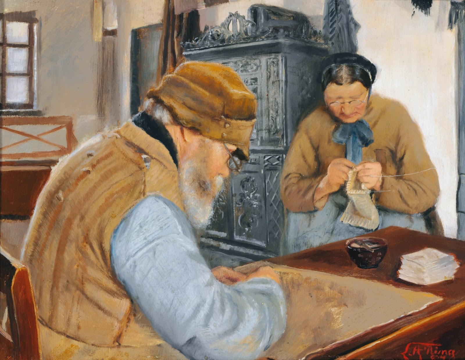 Laurits Andersen Ring | Symbolist / Genre painter | Tutt'Art@ | Pittura ...