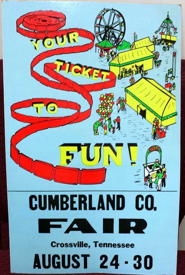 Jim Young Reporter: VIntage Cumberland County Fair poster from the 60's